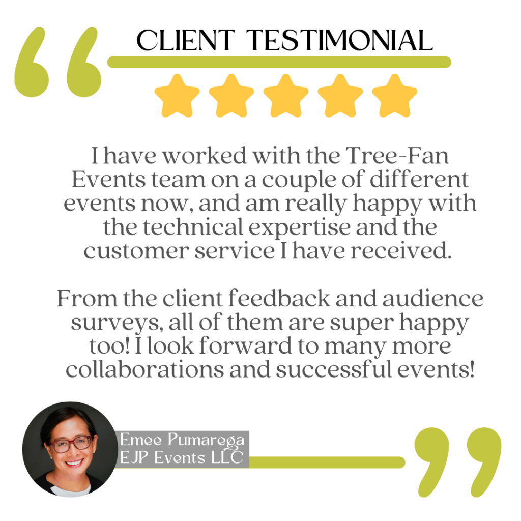 HYBRID EVENT PRODUCTIONS | TREE-FAN EVENTS