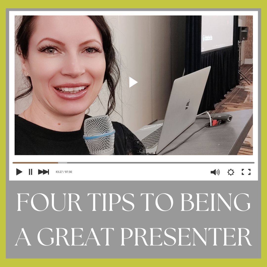 Four tips to being a great presenter