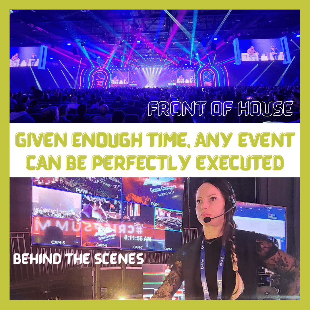 Given enough pre-event time, any event can be perfectly executed - Tree-Fan Events LLC