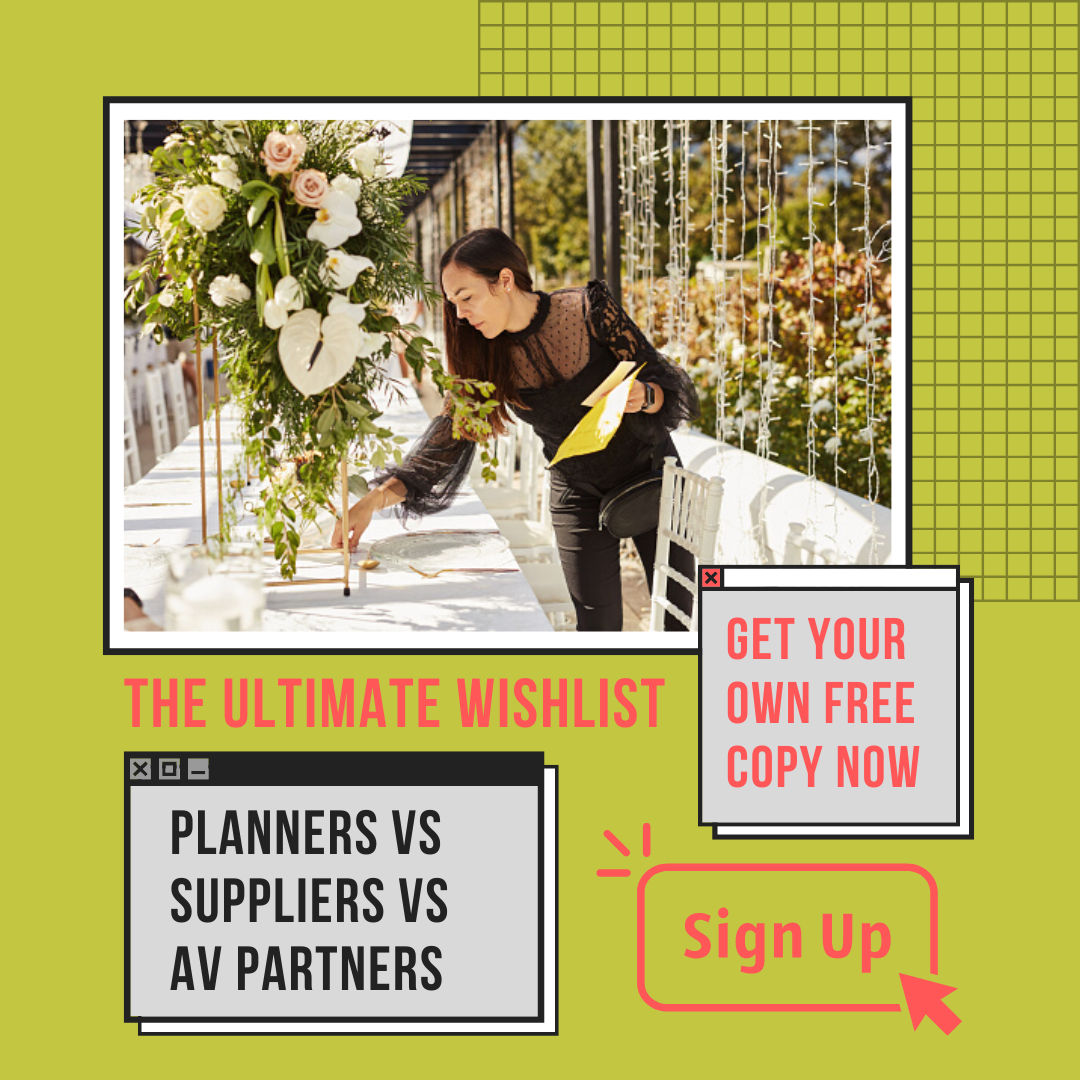 Planners vs. Suppliers vs. AV Partners | The Ultimate Wishlist | Tree ...